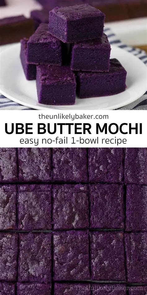 Ube Mochi Recipe The Unlikely Baker®