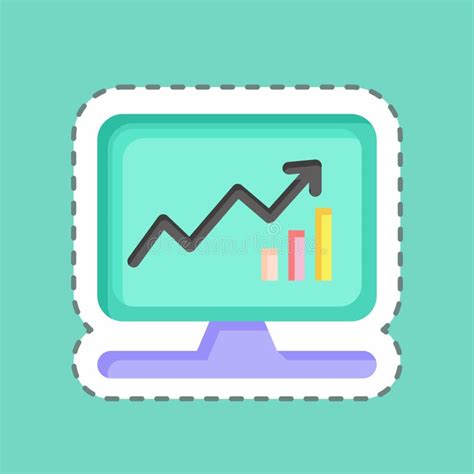 Sticker Line Cut Business Analytics Related To Machine Learning Symbol Simple Design Editable