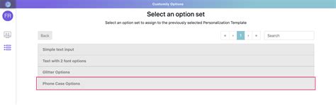 Connecting Your Templates With An Option Set Generating The Personalization Customily