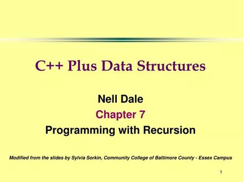 PPT C Plus Data Structures PowerPoint Presentation Free Download ID 4120845