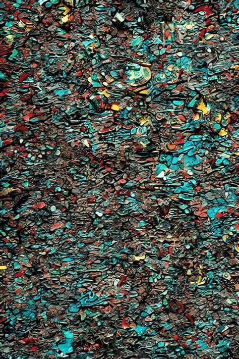 texture random weird abstract objects random colors light and shadow
