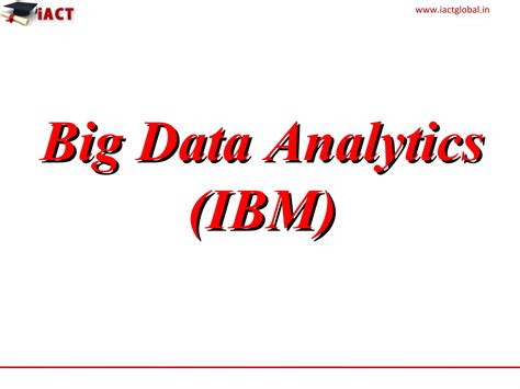 Big Data Analytics Ppt