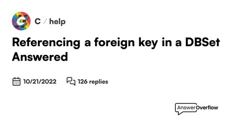 Referencing A Foreign Key In A Dbset Answered C