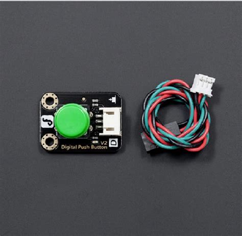 Dfrobot Gravity Digital Push Button Green