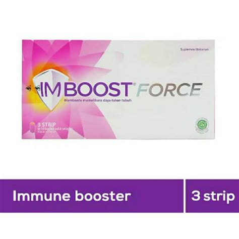 Jual Imboost Force Suplemen Makanan 3 Strip Shopee Indonesia