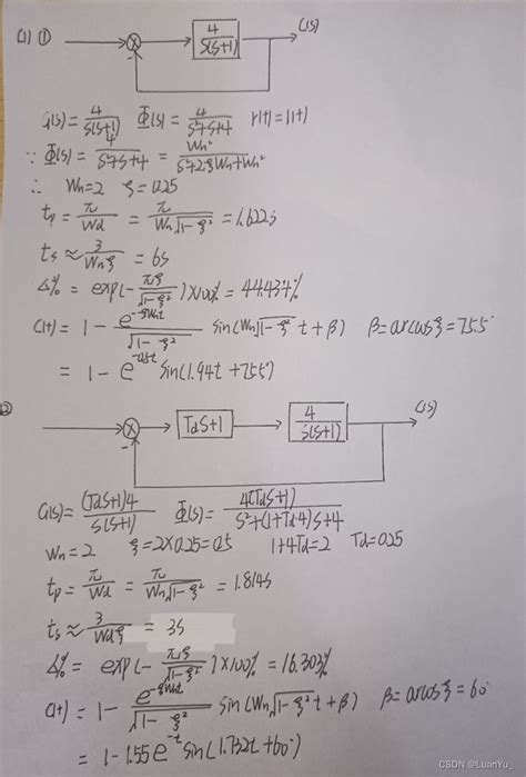 《控制系统实验与综合设计》自控第一次（含程序和题目） 1 求零、极点 2 绘制单位阶跃响应曲线 计算动态性能指标 3 找出主导极点