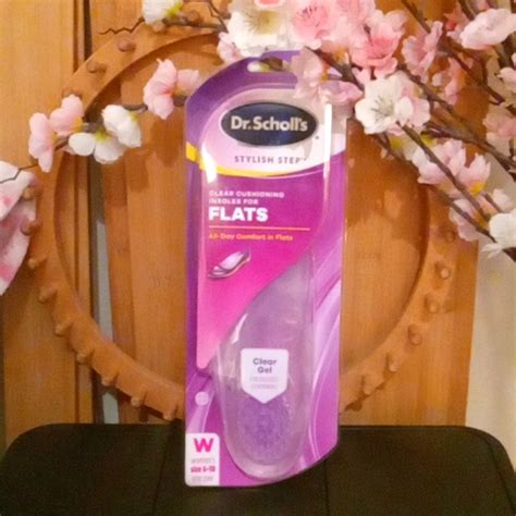 Dr Scholls Shoes Dr Scholls Stylish Step Clear Cushion Gel Insoles For Flats Size 6 Nwt