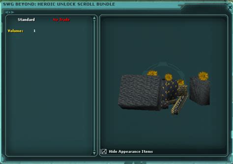Heroic Scroll Bundle Swg Beyond