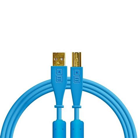 Dj Tech Tools Straight Usb A B Chroma Cable Blue M At Juno Records
