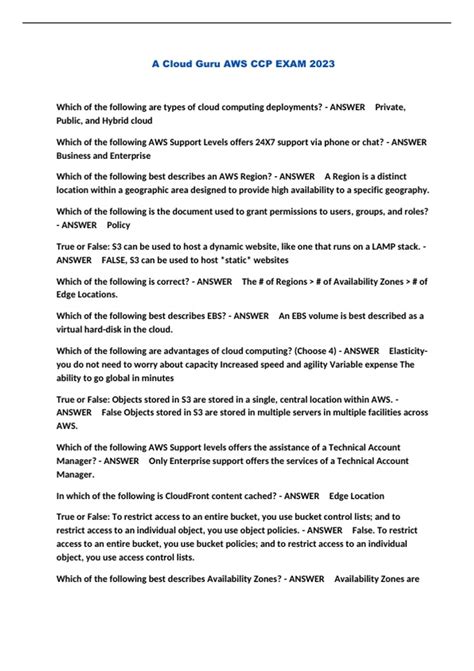 A Cloud Guru Aws Ccp Exam 2023 A Cloud Guru Aws Ccp Stuvia Us