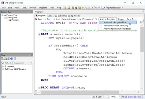 Sas Enterprise Guide Tools For Programmers Sas Learning Post