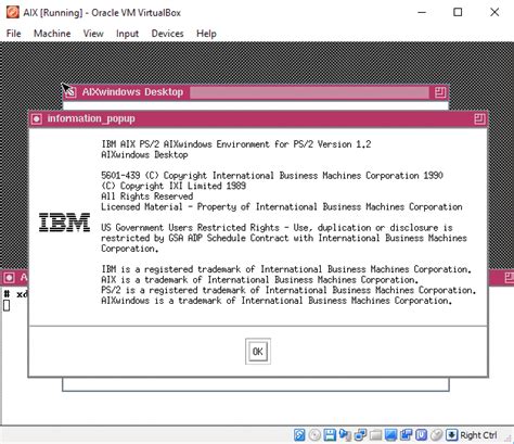 Running Aix X86 On Laptop Ibm Aix Ps 2 1 3 For Intel I386 In Virtual Box Supratim Sanyals