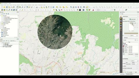 Double Layer Rendering In Qgis Youtube
