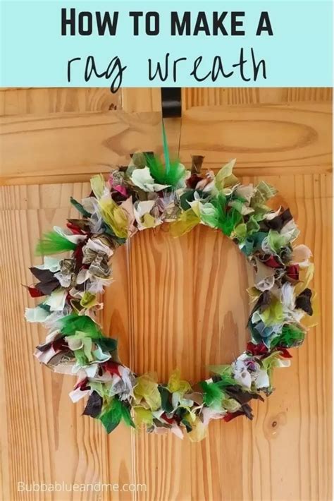How To Make A Rag Wreath For Christmas And Other Seasons