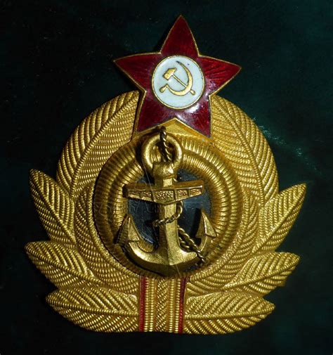 Кокарда латунная (краб) ВМФ - Антикварный магазин "Славная Эпоха"