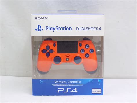 Brand Boxed New Playstation 4 Ps4 Dualshock 4 Wireless Controller Sunset Orange Starboard Games