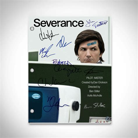 Severance Pilot 2022 Script Limited Signature Edition Rare T Severance Pilot 2022 Script Limited Signature Edition Rare T