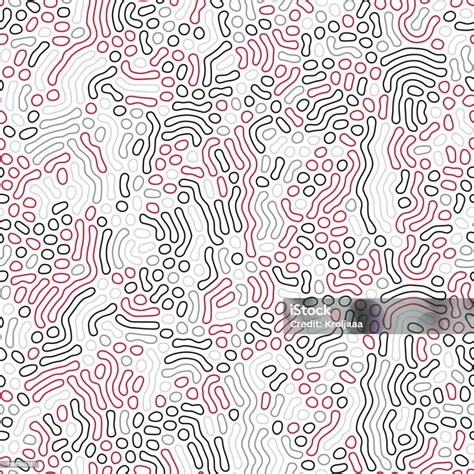 둥근 선이있는 유기적 배경 확산 반응 원활한 패턴 생물학적 모양의 선형 설계 추상 벡터 그림입니다 0명에 대한 스톡 벡터 아트 및 기타 이미지 Istock