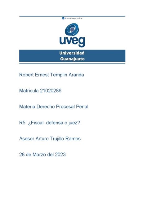 Templin Robert R5 U3 Dpenal Pdf Secuestro Sentencia Ley