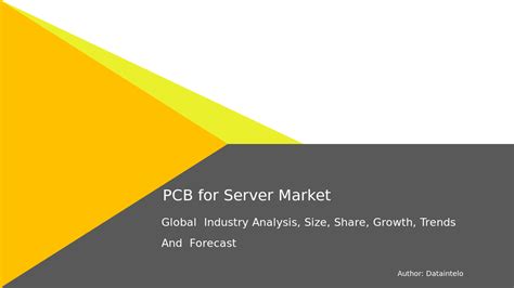 Pcb For Server Market Report Global Forecast From 2025 To 2033