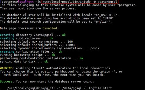 运行 安装指南 Postgresql 开源使能 鲲鹏boostkit数据库使能套件开发文档 鲲鹏社区