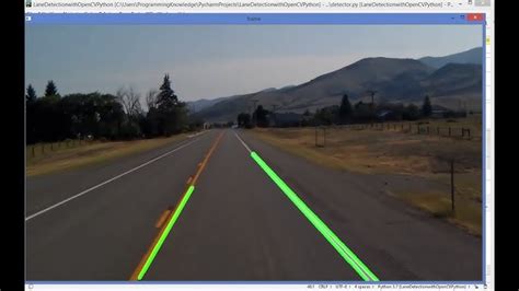 Opencv Python Tutorial For Beginners 33 Road Lane Line Detection With