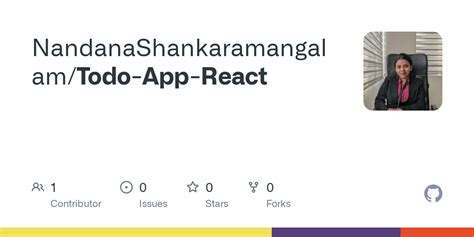Github Nandanashankaramangalamtodo App React