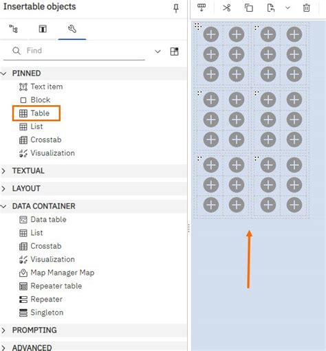 creating a repeater table in bullhorn reporting previously canvas