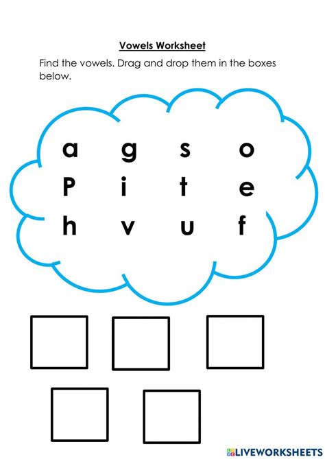 vowels interactive exercise for kindergarten artofit