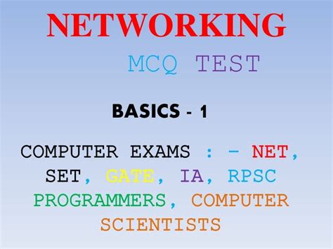 Networking Basic Mcqs Test