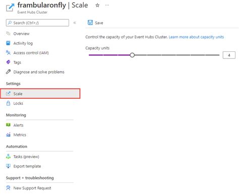 Azure Portal을 사용하여 Event Hubs Dedicated 클러스터 만들기 Azure Event Hubs