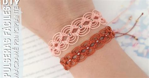Diy Como Hacer Pulseras F Cil Y R Pido Pulseras En Macram Para Principiantes Manualidades