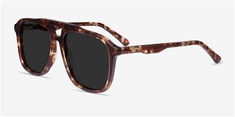 Aster Aviator Light Tortoise Frame Sunglasses For Men Eyebuydirect