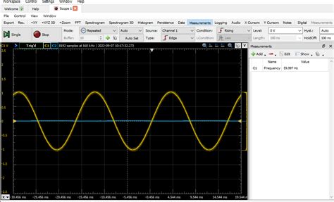 how to deal with small buffer size when reading waveforms using analog