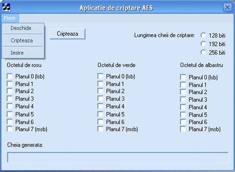 APLICATIE DE CRIPTARE DE IMAGINI FOLOSIND ALGORITMUL AES