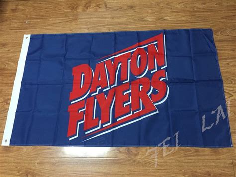 Dayton Flyers Flag 3ftx5ft Banner 100d Polyester Flag Metal Grommets