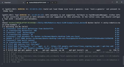 Docker Build Runs Into Gpg Error Issue Unity Technologies Robotics Nav Slam Example