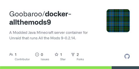 github goobaroo docker allthemods9 a modded java minecraft server container for unraid that