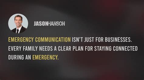 Emergency Communication Protocols