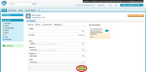 Activities Tasks And Events In Salesforce How To Create And Manage