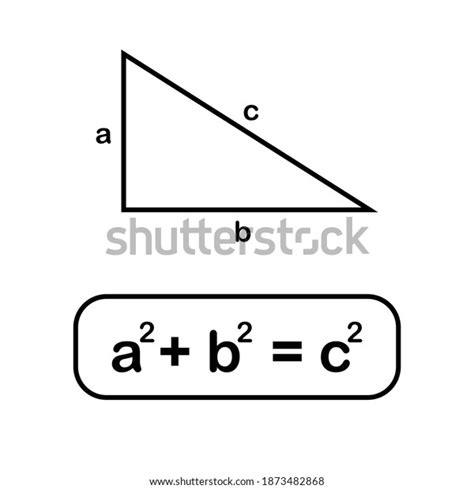 Theory Pythagoras Pythagorean Theorem Stock Vector Royalty Free Shutterstock