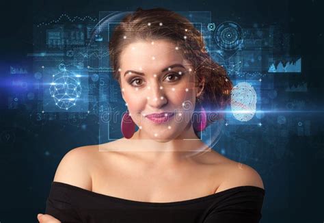 Face And Fingerprint Detection Concept Stock Photo Image Of Chip Person