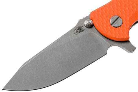 Rick Hinderer Jurassic Slicer Working Finish Orange G10 Cpm 20cv Pocket