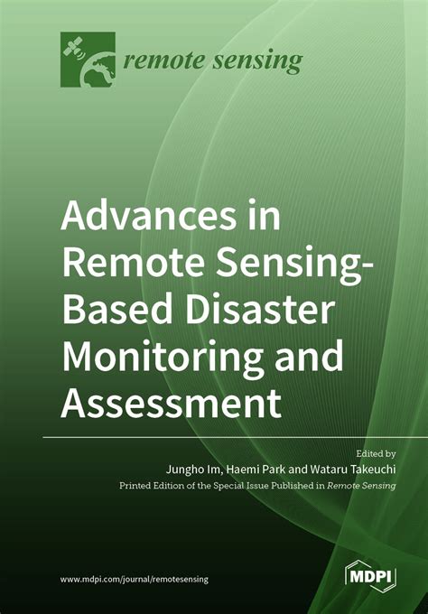 Advances In Remote Sensing Based Disaster Monitoring And Assessment Mdpi Books