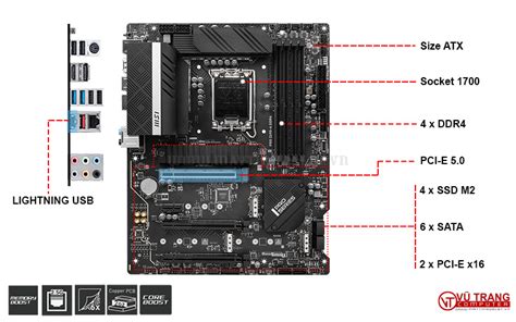 MAINBOARD MSI PRO Z690 A DDR4 Vũ Trang Computer