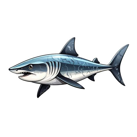 Clip Art Shark Black And White