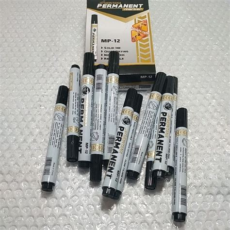Jual Spidol Permanent Hitam Montana Ozzie 1 Pack 12pcs Shopee Indonesia