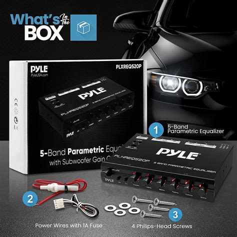 Buy Pyle Parametric Equalizer W Subwoofer 5 Volt Rms Pre Amp Output Online At Lowest Price In