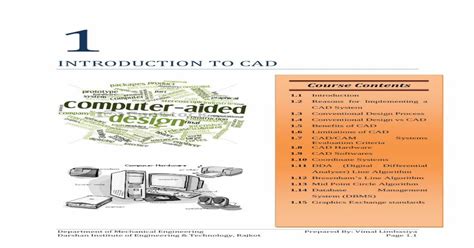 Pdf Introduction To Cad Top Engineering Colleg€¦ · 1 Introduction