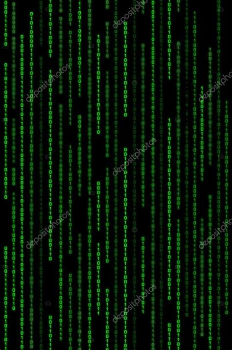 Vertical Green Binary Code Matrix Background Stock Photo Image By Jeepsfotobox